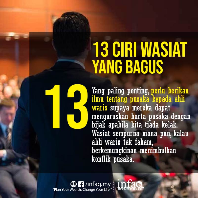 13 Ciri Wasiat Yang Bagus (Point Terakhir Paling Penting) | Afyan.com