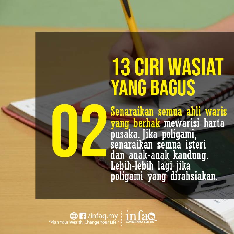 13 Ciri Wasiat Yang Bagus (Point Terakhir Paling Penting) | Afyan.com